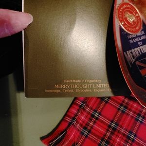 merrythought | Toys | Merrythought Scottish Highlander Kilt Red Plaid ...